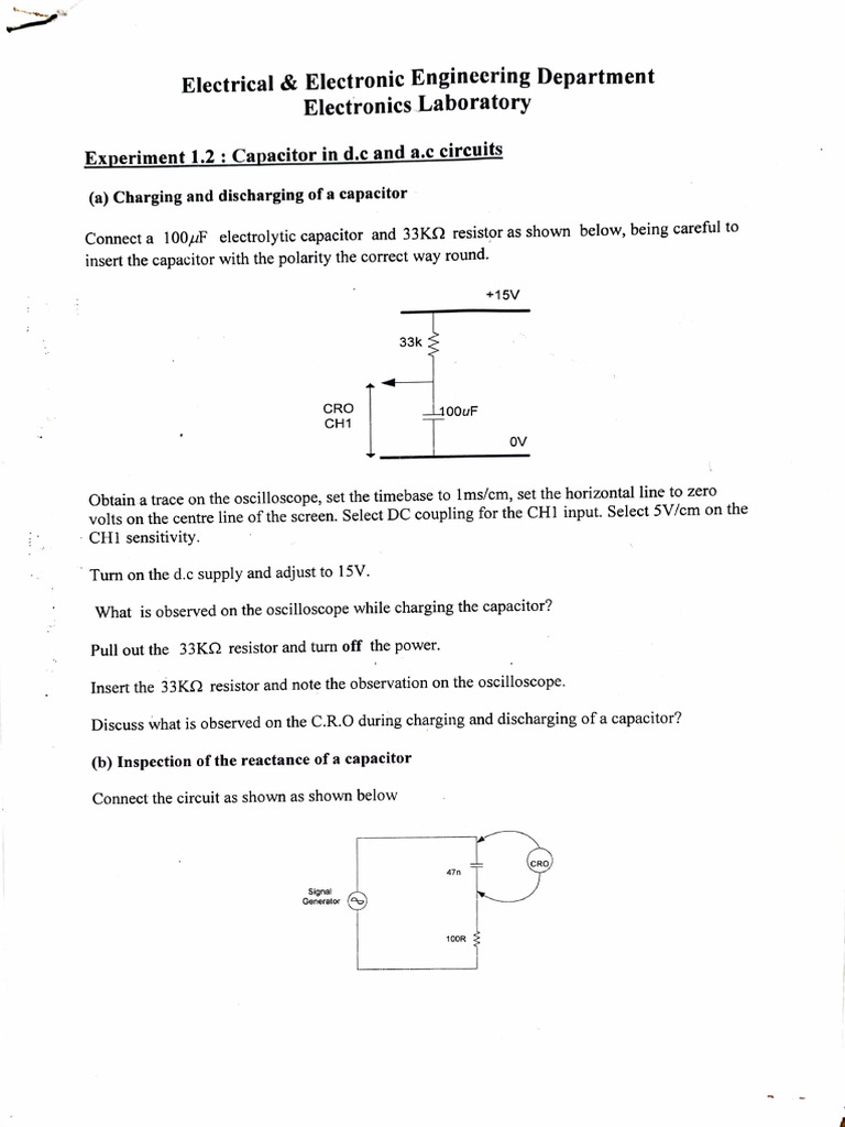 Analog Elec 1 | PDF