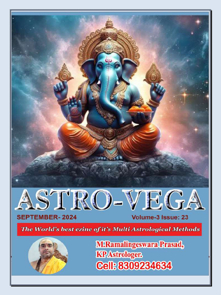 Astrovega September-2024 Final | PDF | Planets In Astrology | Planets