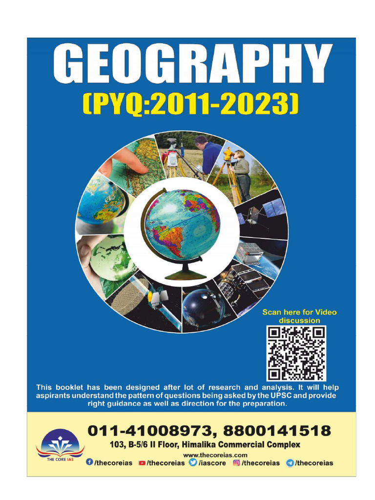 Geography-PYQ Prelims Upsc | PDF | Stratosphere | Science & Mathematics