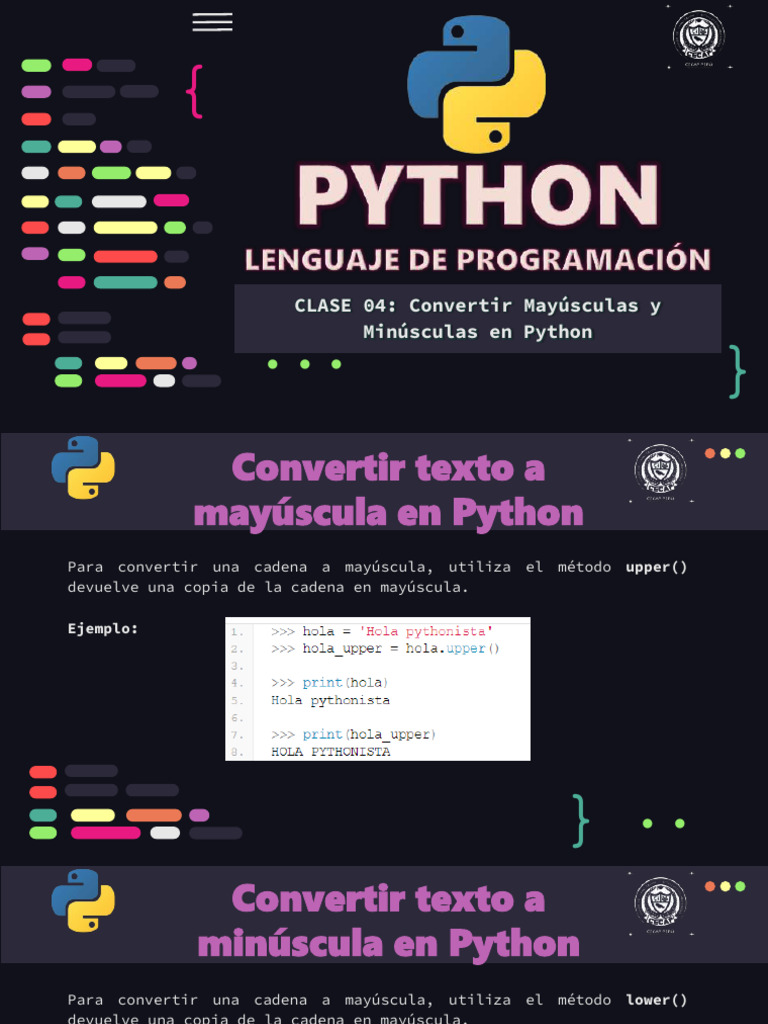 Clase 4 - Python | PDF Clase 4 - Python | PDF