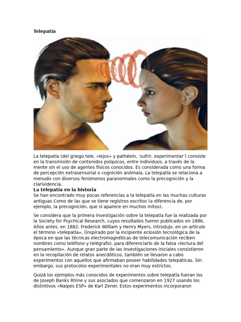 Telepatía | PDF