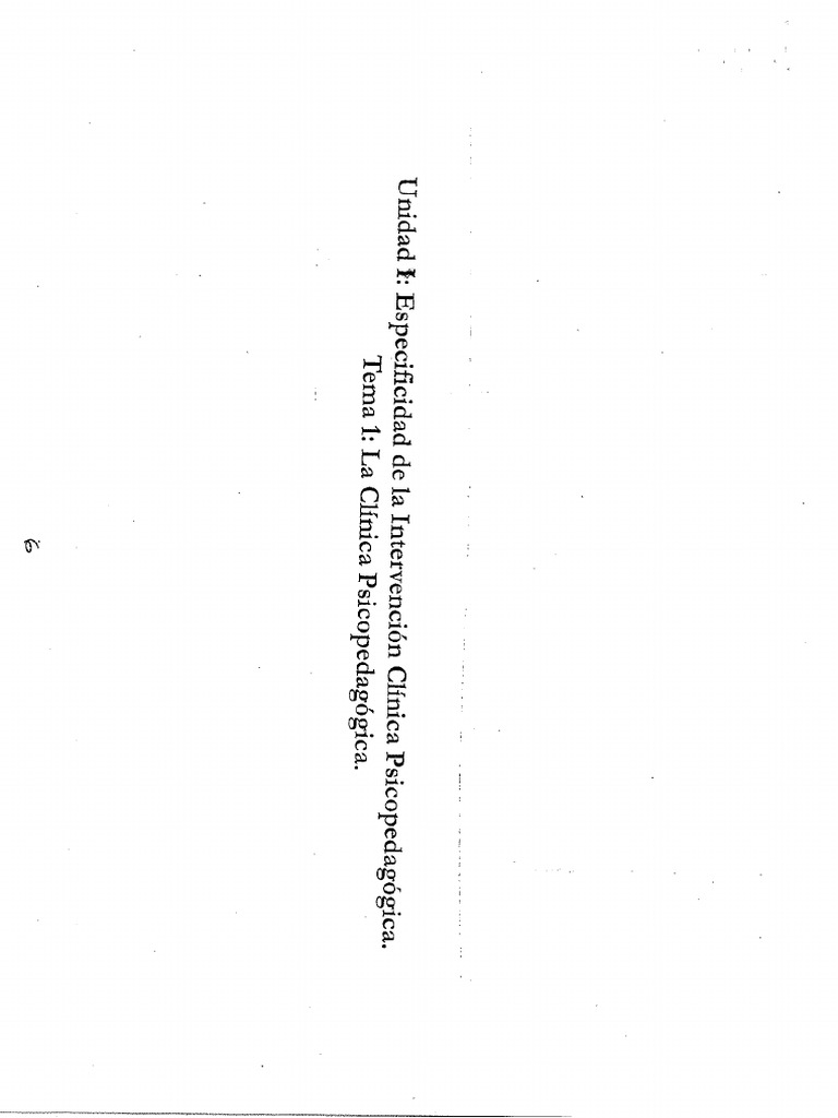 En Derredor A La Clinica Psicopedagógica. Oscar Amaya | PDF