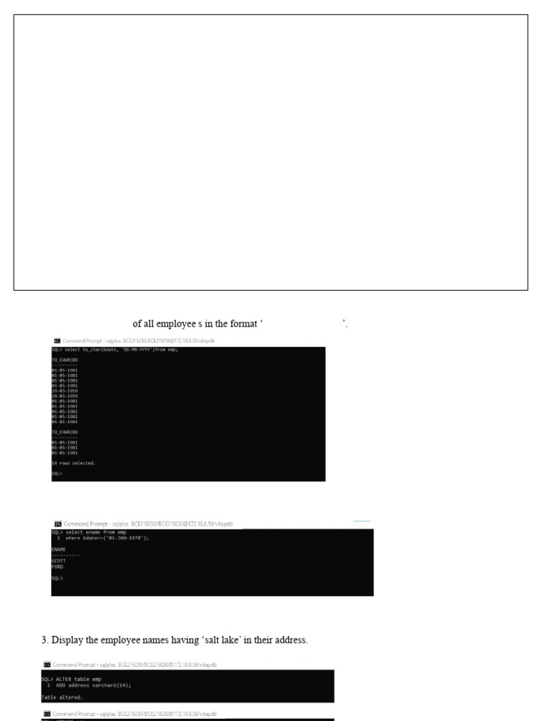 21BCE9230-ASSIGNMENT-4 DBMS LAB | PDF 21BCE9230-ASSIGNMENT-4 DBMS LAB | PDF