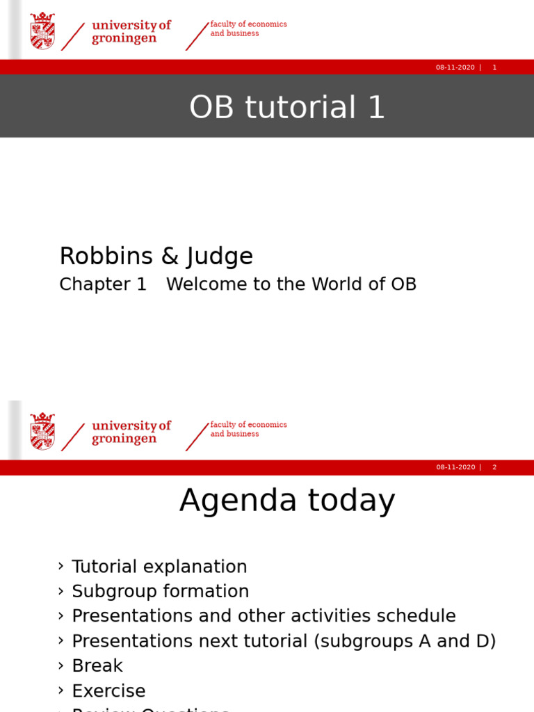 OB Tutorial 1.20202021 | PDF