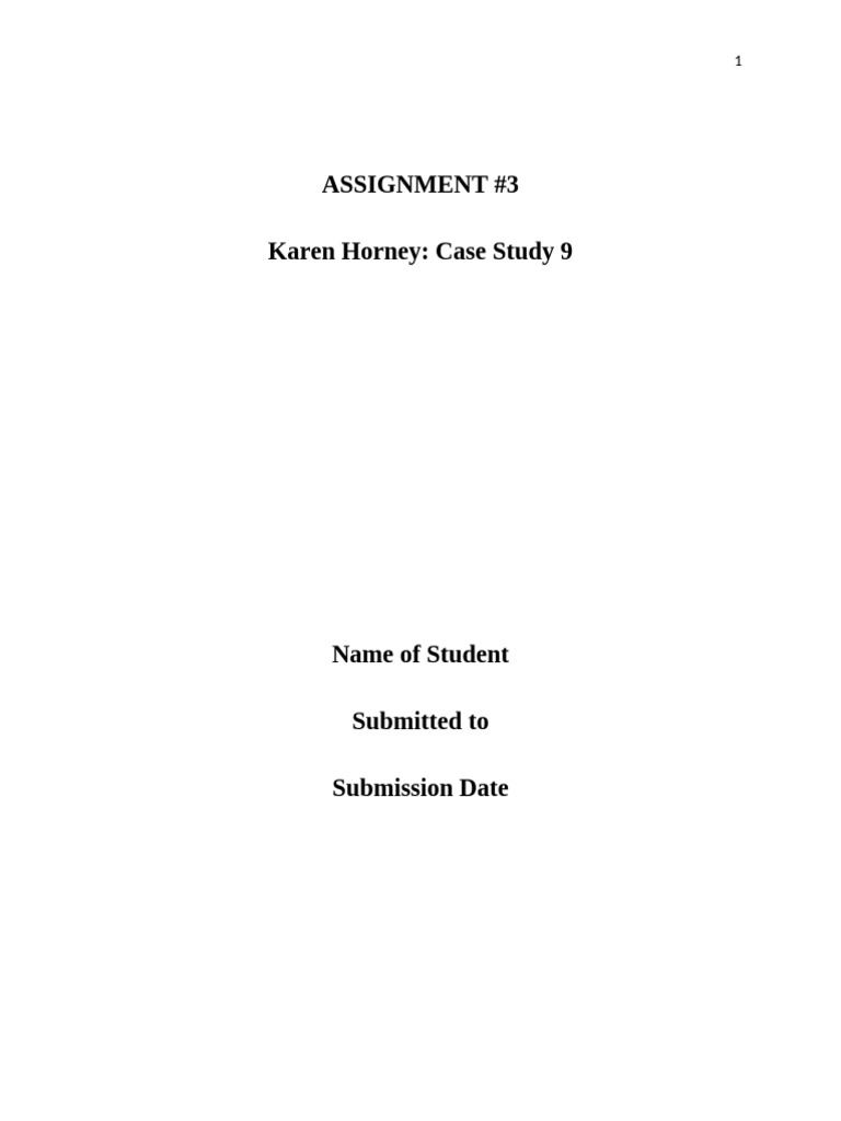 ASSIGNMENT | PDF | Self Esteem | Behavioural Sciences