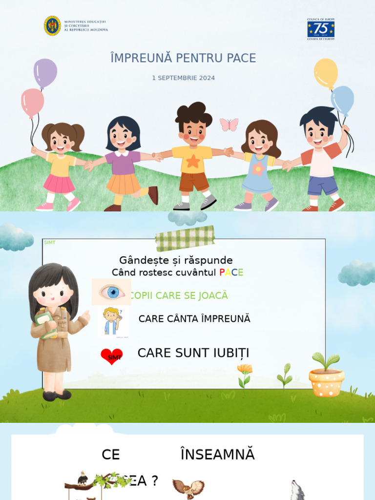 PPT Prima Lectie Clasele I-II (Varianta 1) | PDF