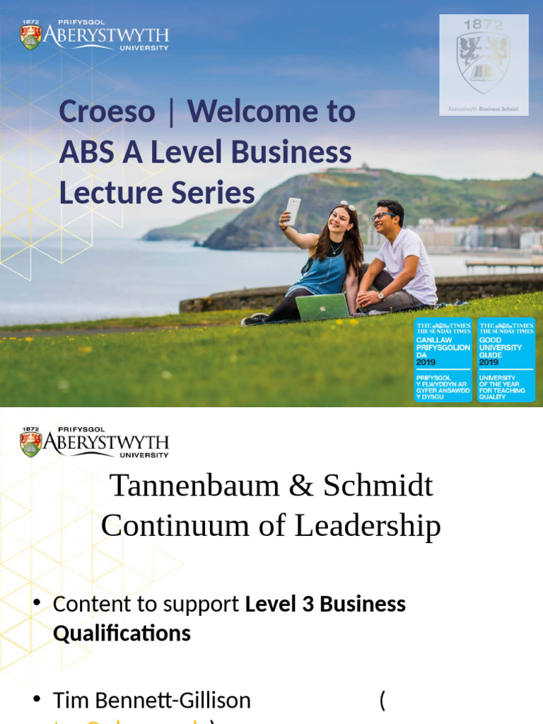 Tannenbaum and Scmidt Continuum | PDF