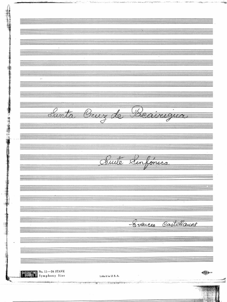 Score Manuscrito | PDF