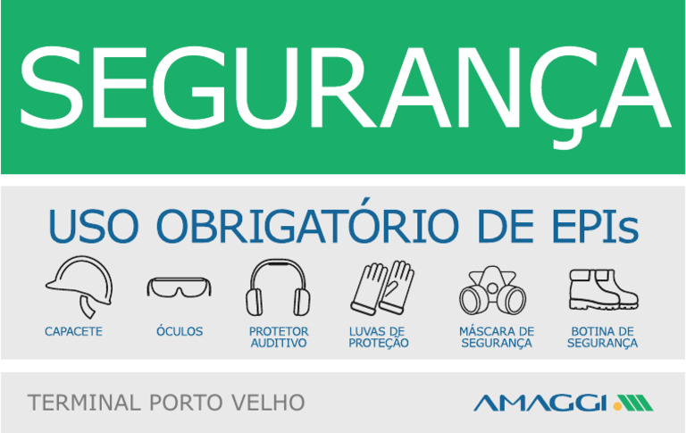 Uso de EPIs Obrigatórios - 40x26cm - 2 | PDF