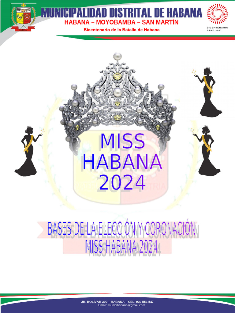 Bases Concurso de Belleza | PDF