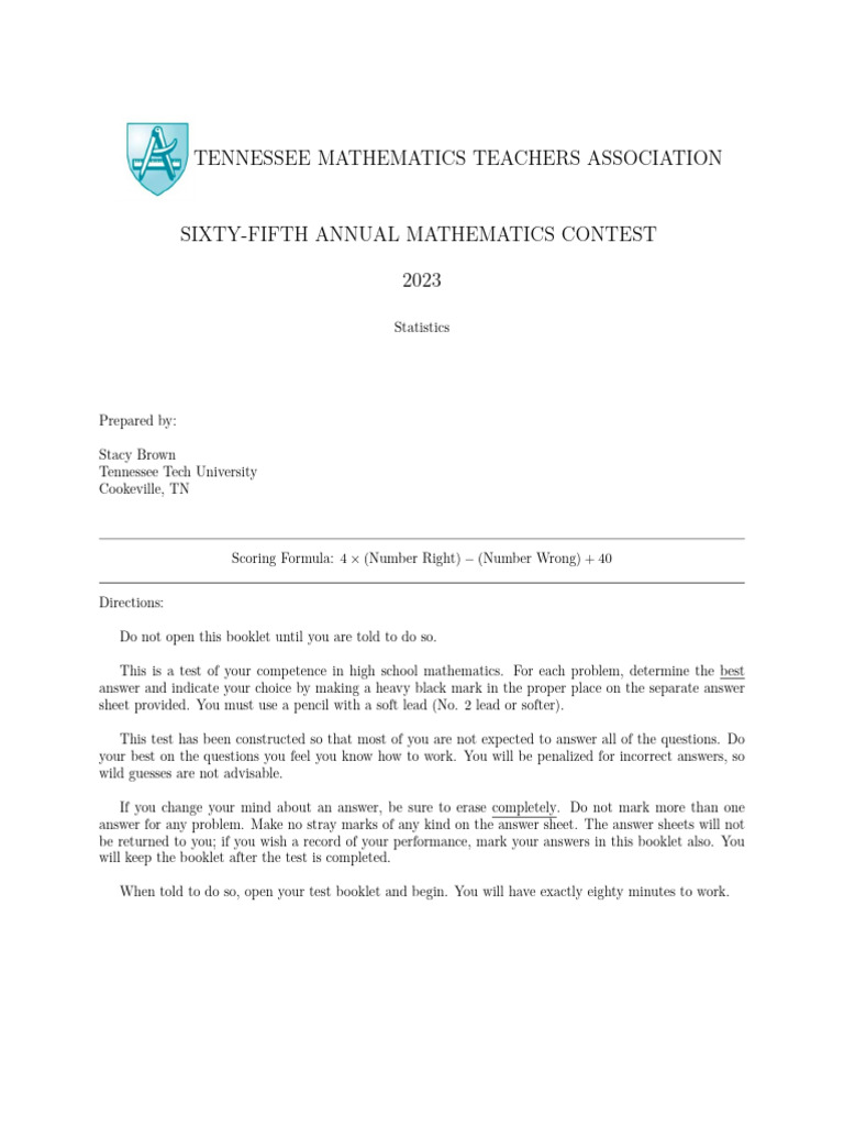 Stat 2023 | PDF
