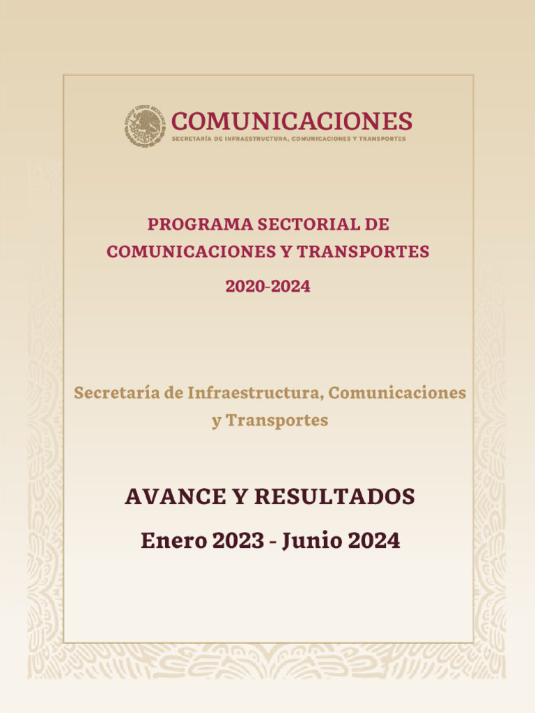 SICT-Avance_y_Resultados_2023-2024 | PDF