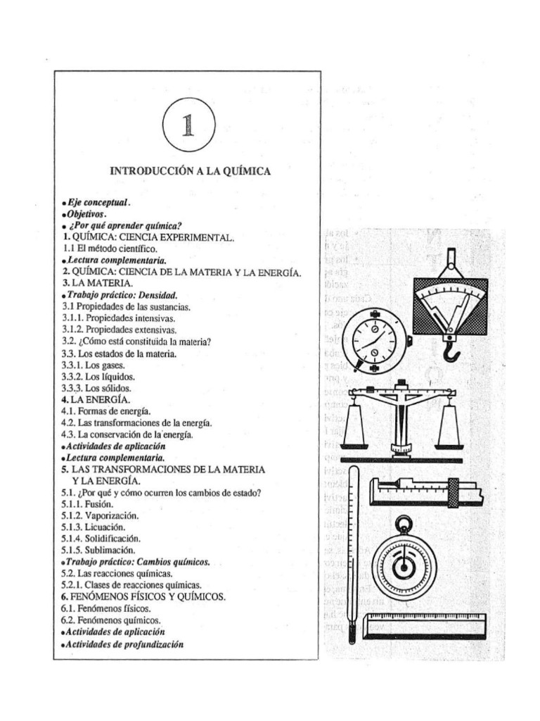 Cuadernillo Química 5to. | PDF