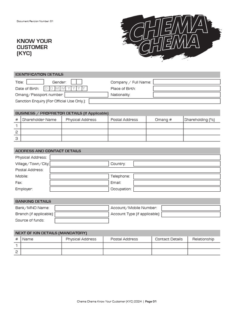Chema Chema KYC | PDF
