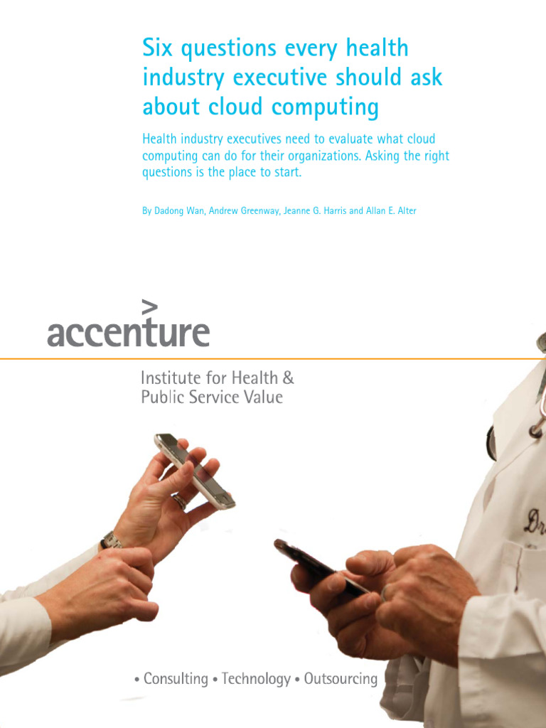 Accenture Cloud Healthcare PoV | PDF