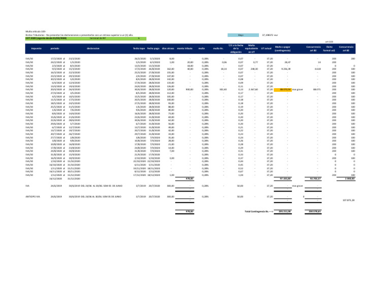 formato multa 2 | PDF