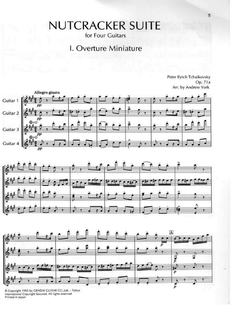 Tchaikovsky Nutcracker Suite | PDF