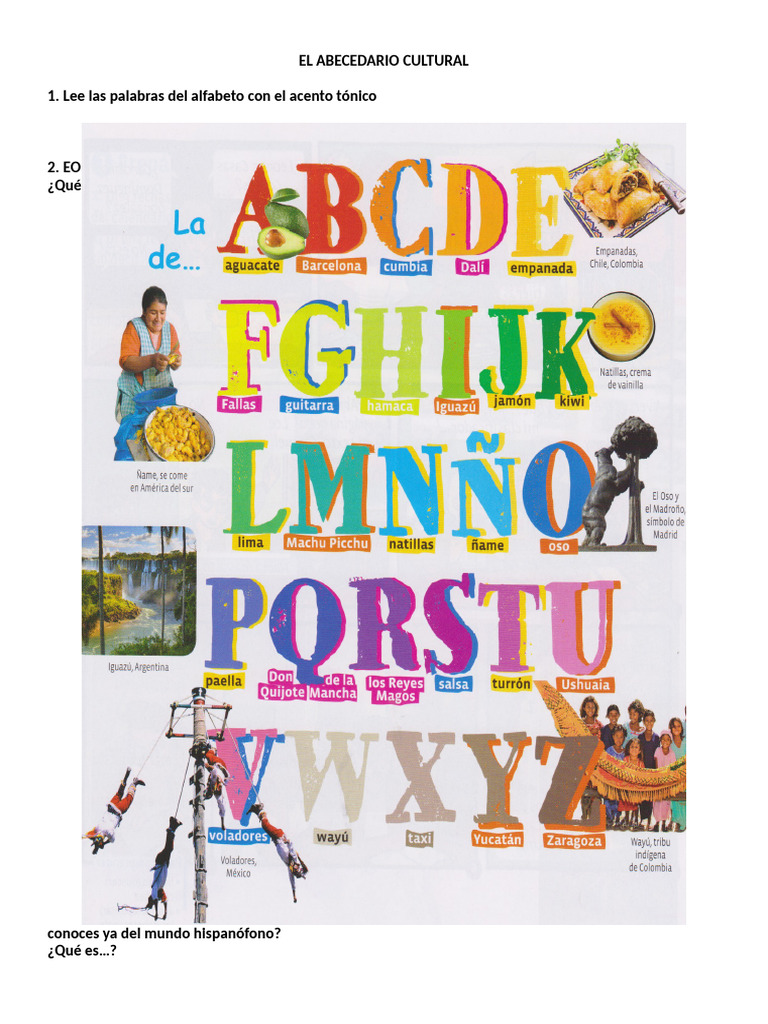 3 - 4 - Abecedario Cultural2 | PDF