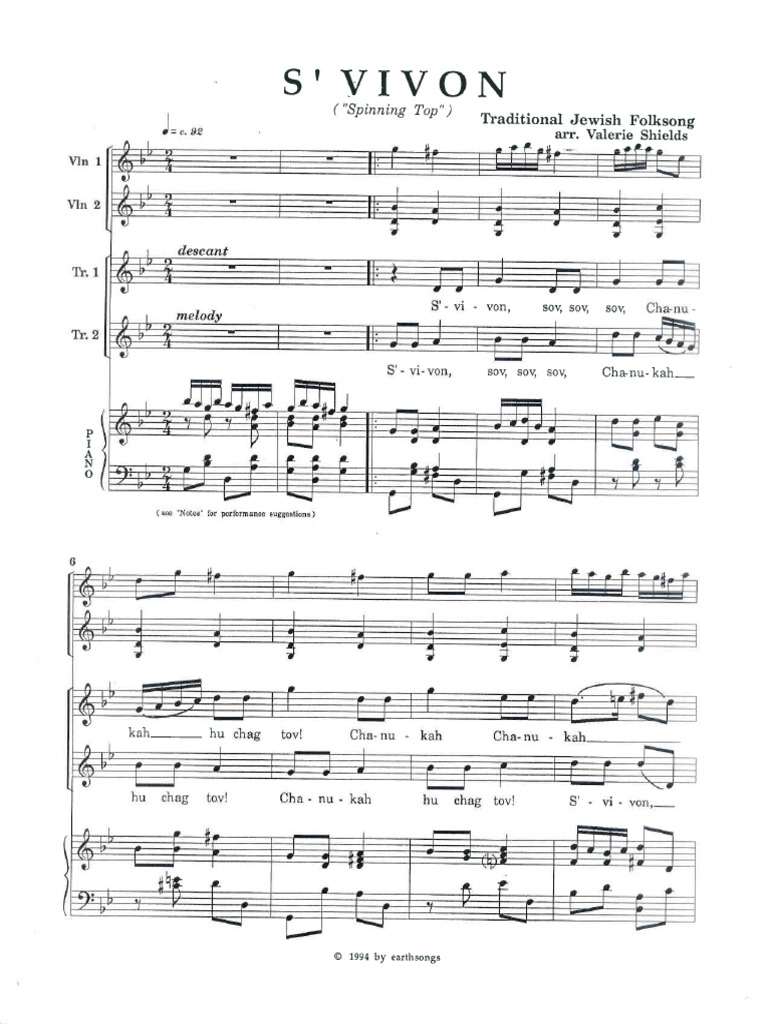 Violin I S'vivon | PDF