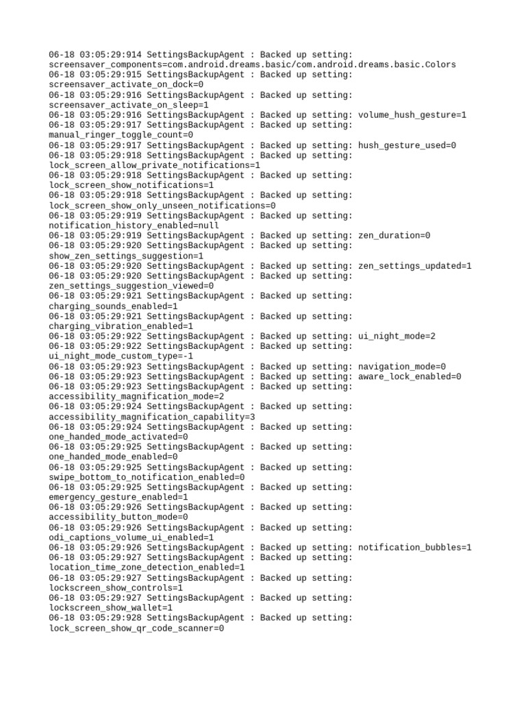 Settings Provider | PDF