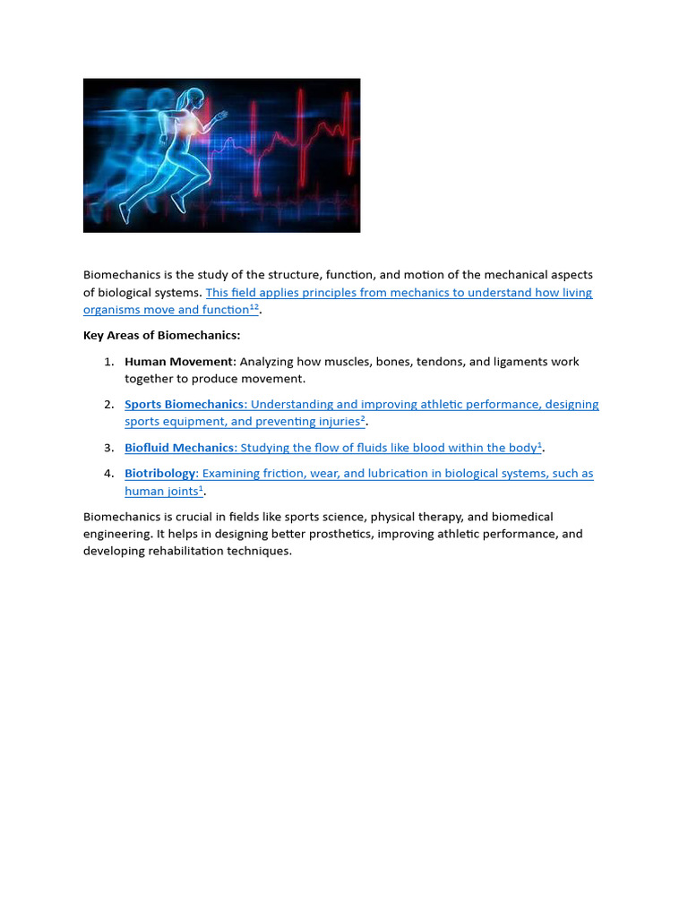 Biomechanics | PDF
