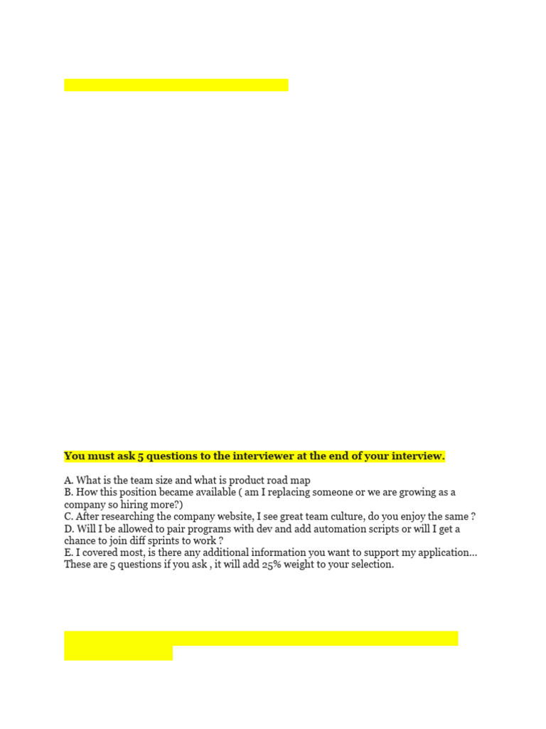 Selenium Interview Quest | PDF