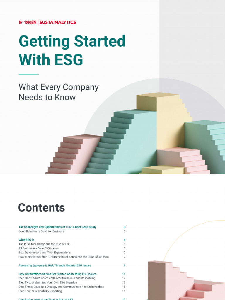 Getting Started With ESG Ebook | PDF