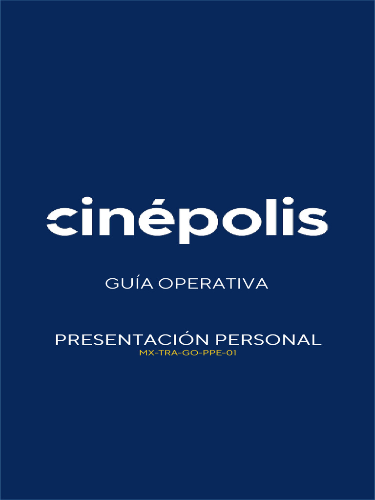 GO Presentación Personal TRA Rev. 01 | PDF