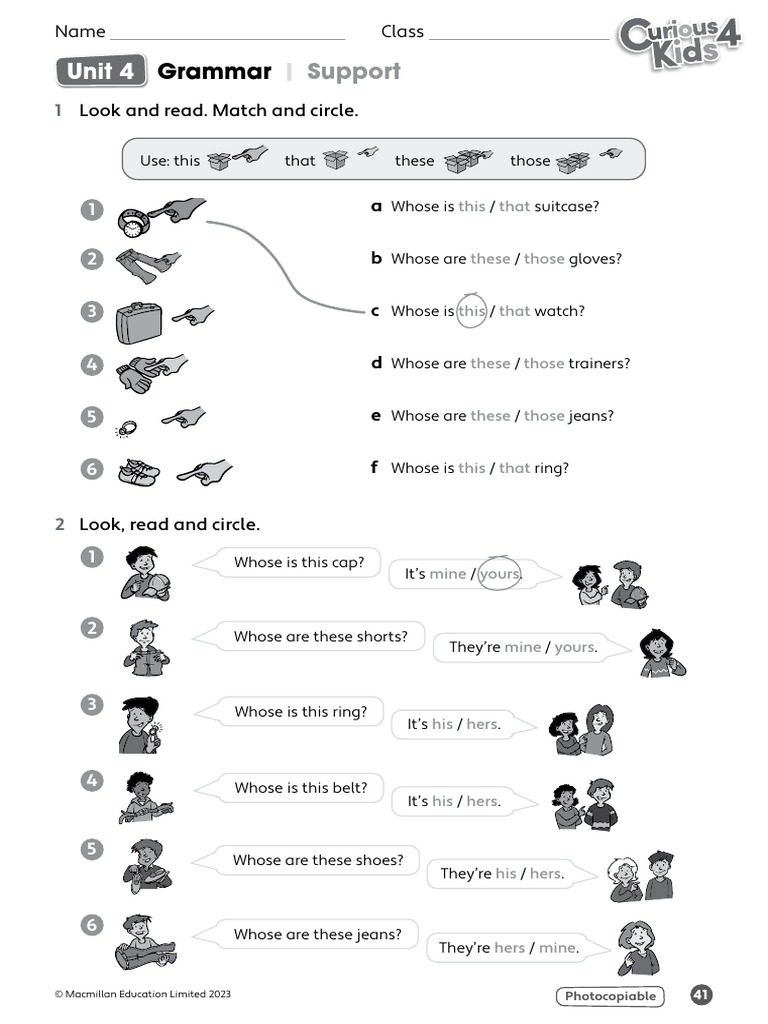 5to Grammar Support | PDF