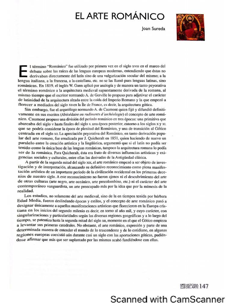 Sureda Joan - El Arte Romanico | PDF