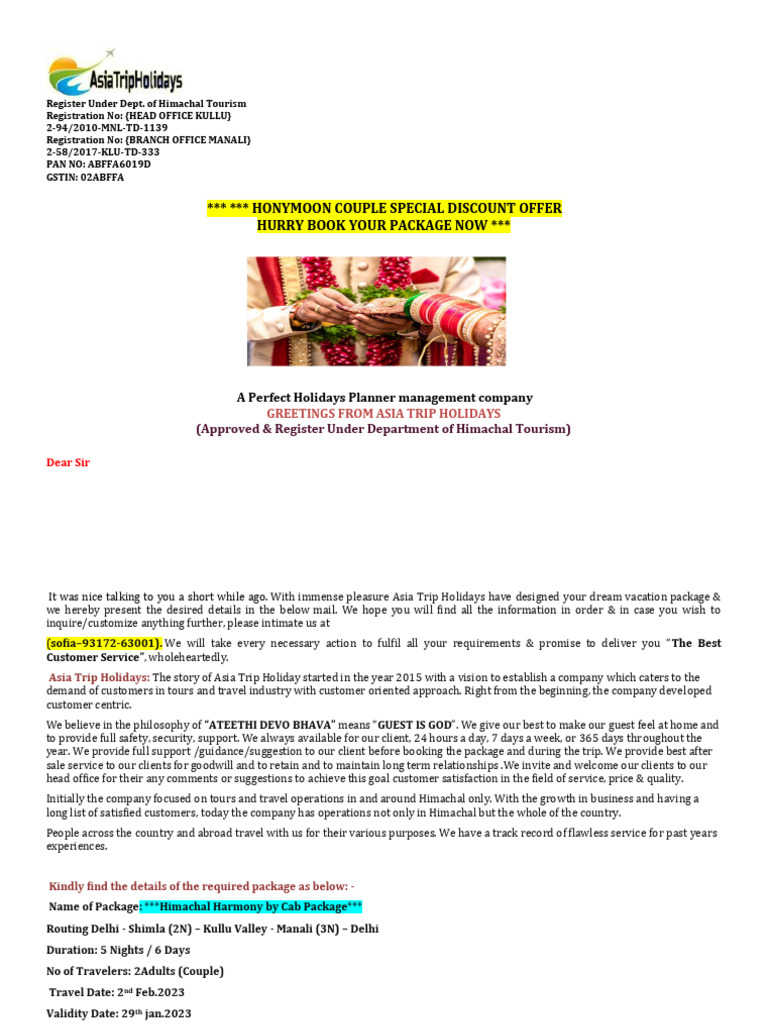 MR - Zain Sir Cab Package1 | PDF