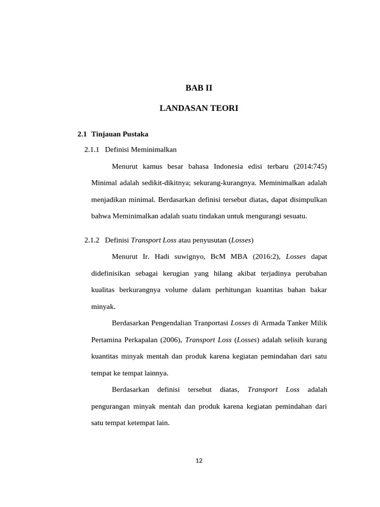 Bab 2 Gas Minimal | PDF