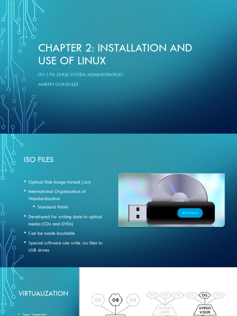 Chapter_2-Installation_and_Use_of_LINUX_PPT (1) | PDF