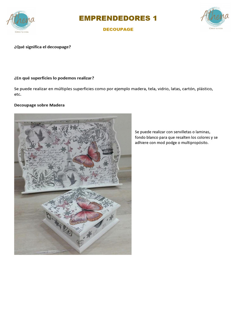 Decoupage | PDF