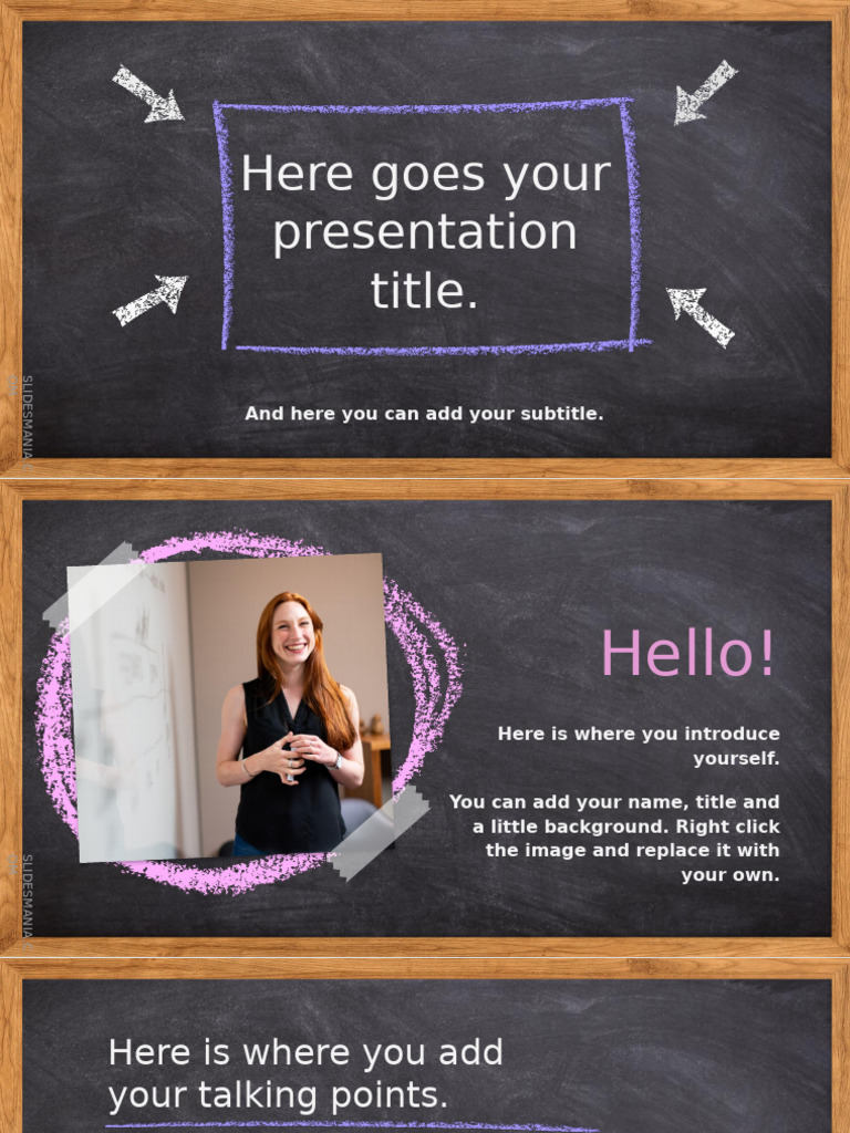 Blackboard SlidesMania | PDF