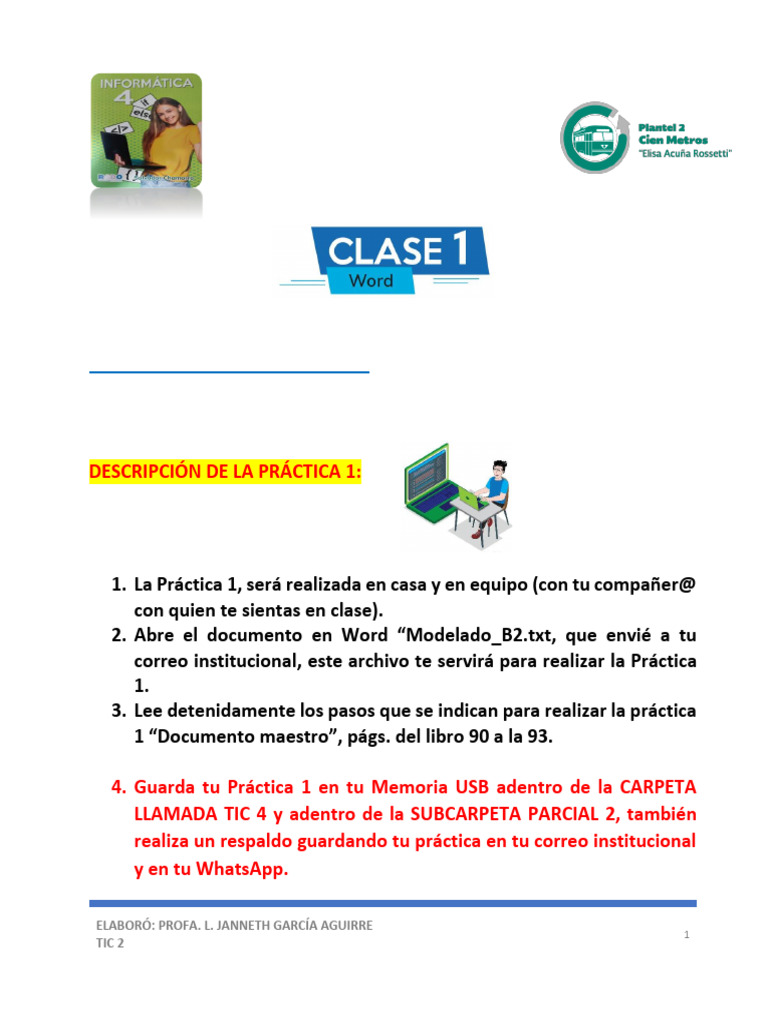 Práctica 1 Word | PDF