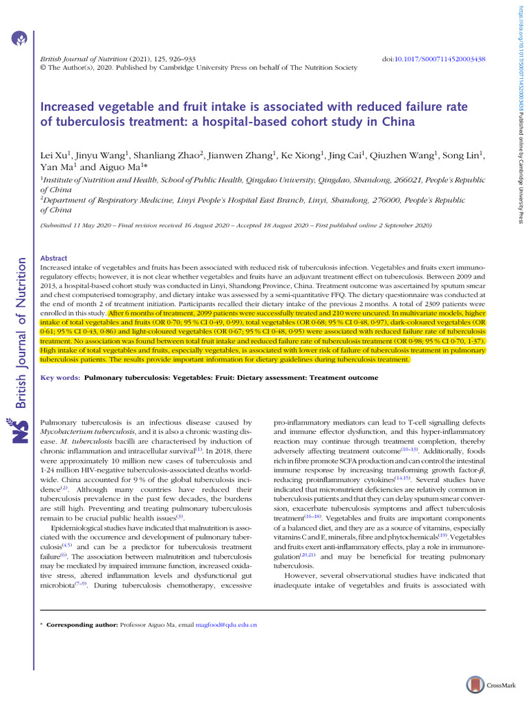 Jurnal Mini Seminar PM | PDF | Tuberculosis | Wellness