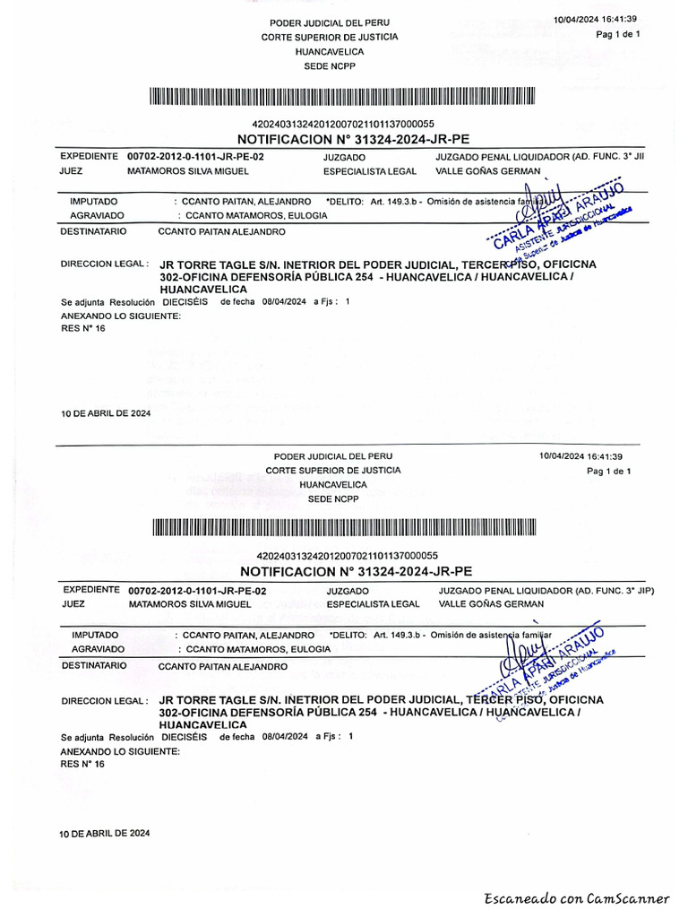 Cédula 31324-2024 | PDF