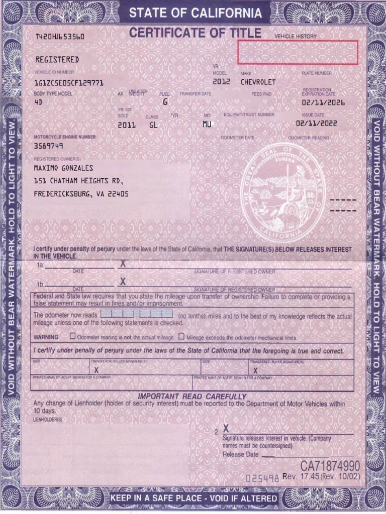 Title-California-Maximo Gonzales-2-K-1 | PDF