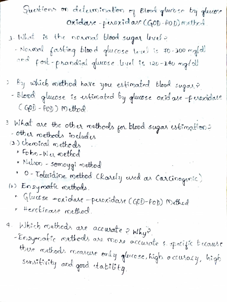 Blood Glucose Estimation Biochemistry | PDF Blood Glucose Estimation Biochemistry | PDF