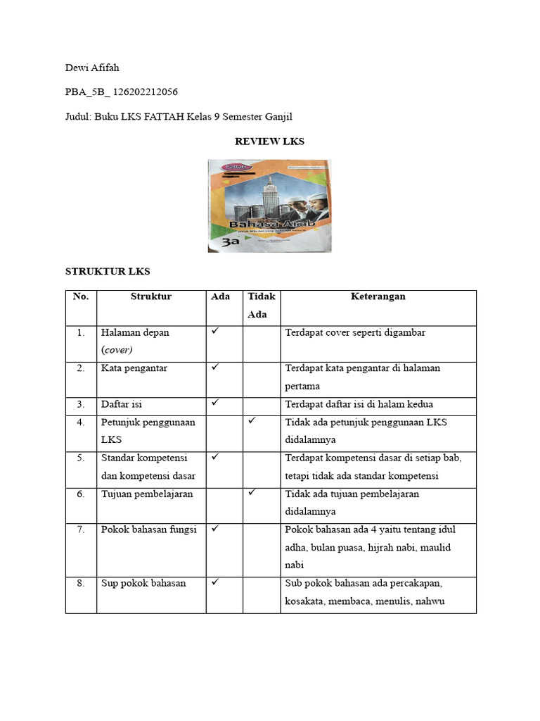 Contoh Review LKS | PDF