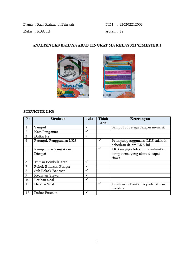Contoh Review LKS | PDF