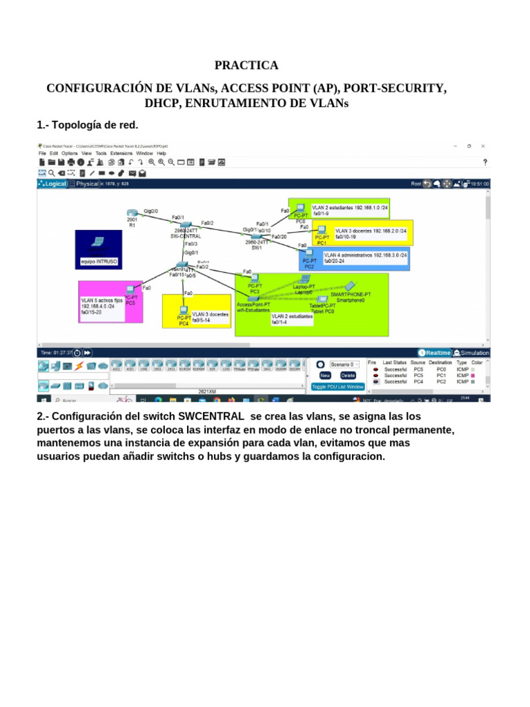 Practica RDC | PDF | Informática