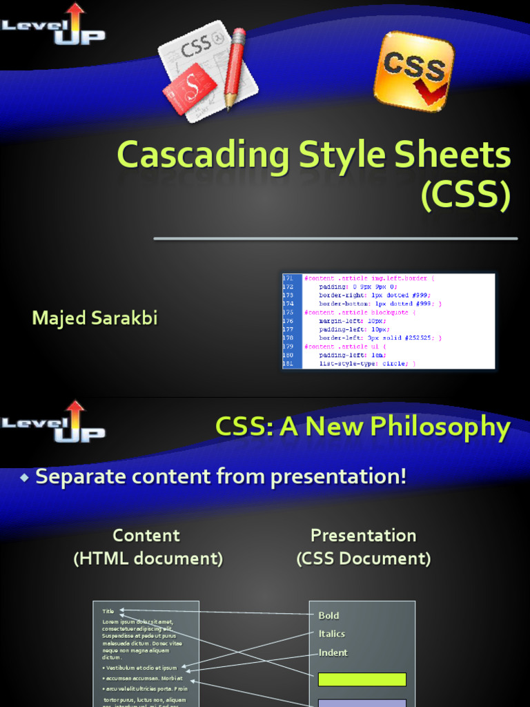 Cascading Style Sheets (CSS) | PDF