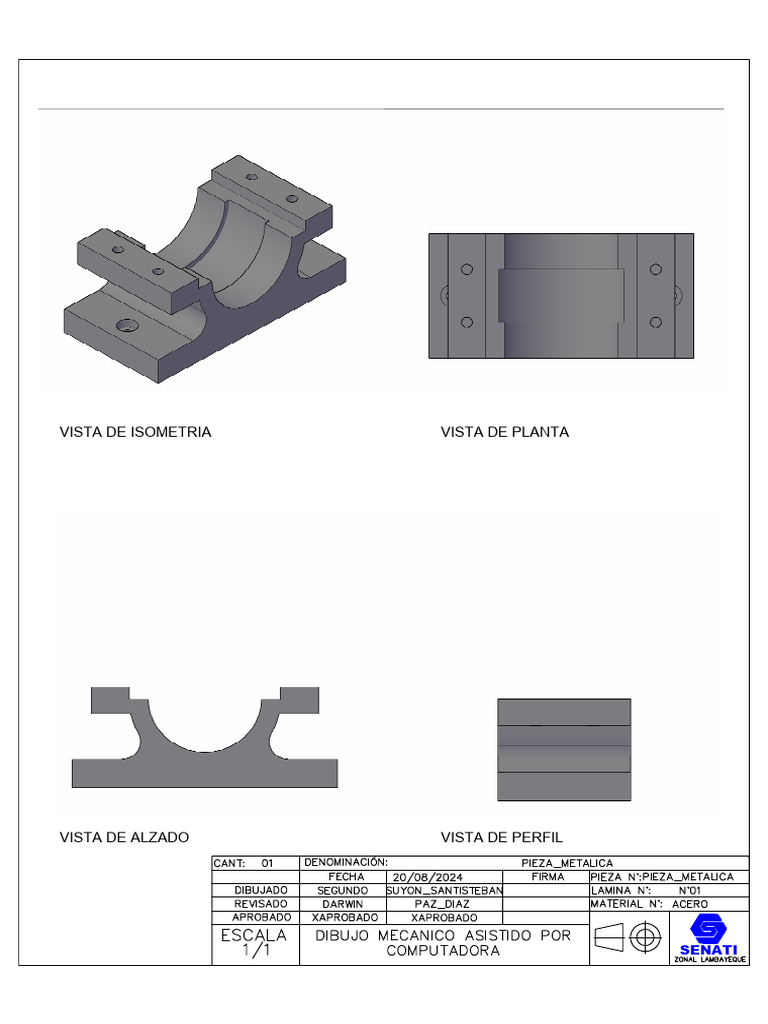 PIEZA_METALICA_3D | PDF