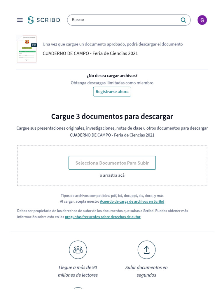 Suba Un Documento - Scribd | PDF