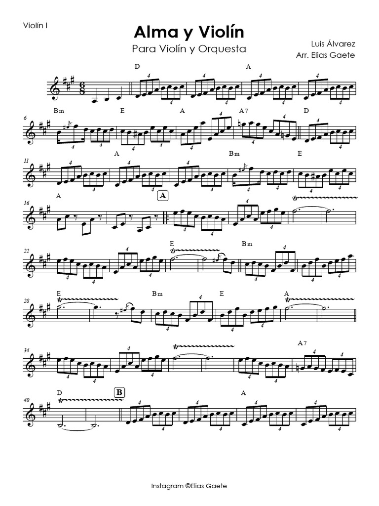 Alma y Violin - Con Acordes | PDF