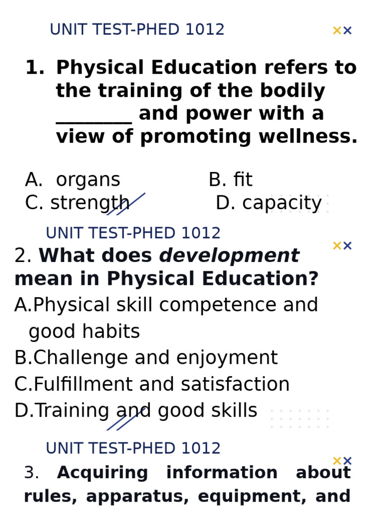 Long Quiz Pe1 | PDF