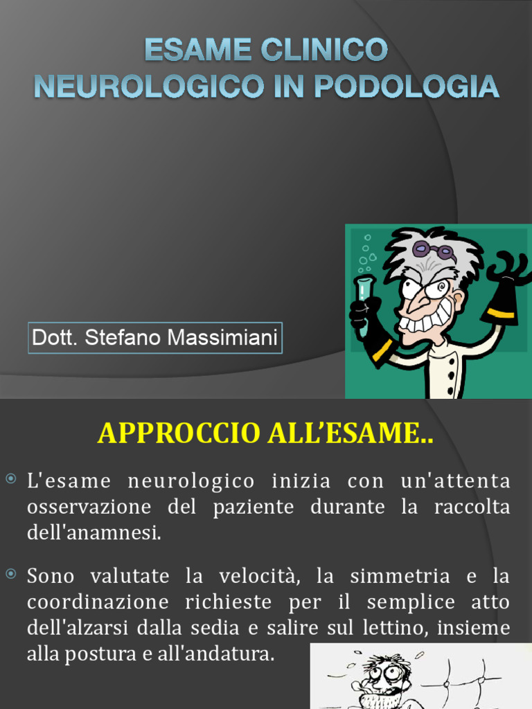 Esame Clinico Neurologico in Podologia | PDF