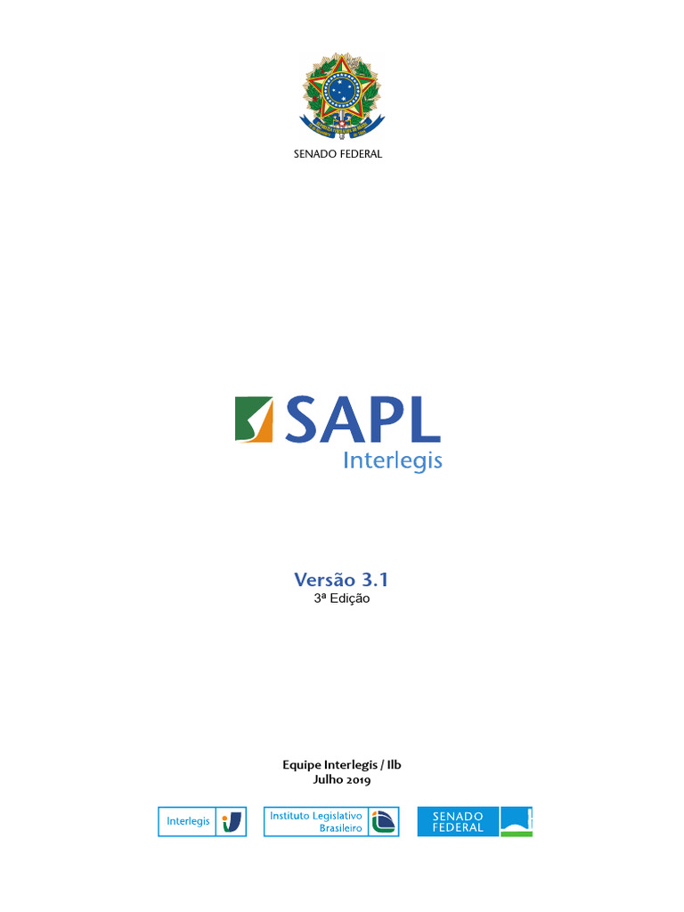 Manual Do SAPL Oficial REFAÇÃO - Indd | PDF